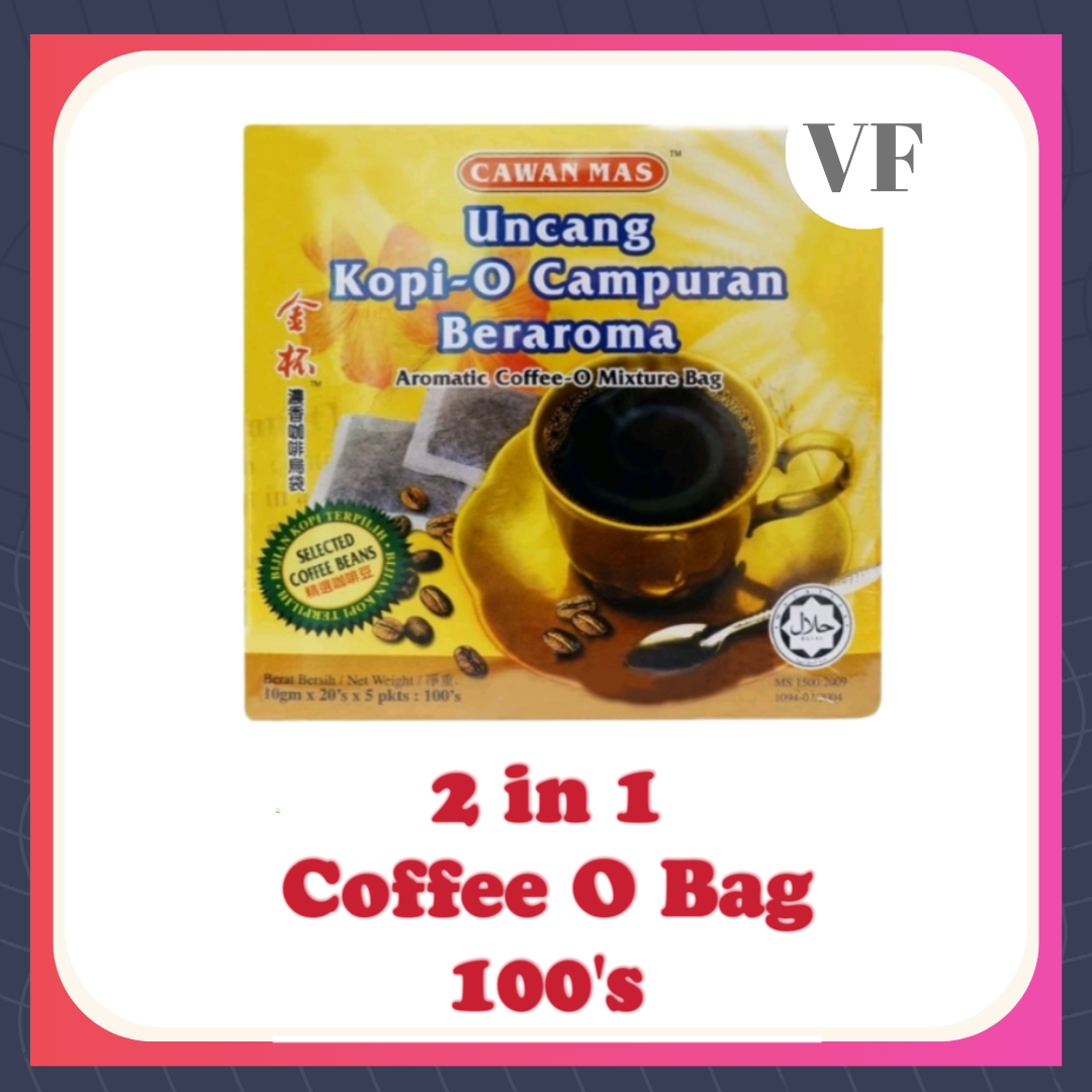 CAWAN MAS Coffee O Kosong/Uncang Coffee O/2in1 Coffee O/3In1 Instant ...