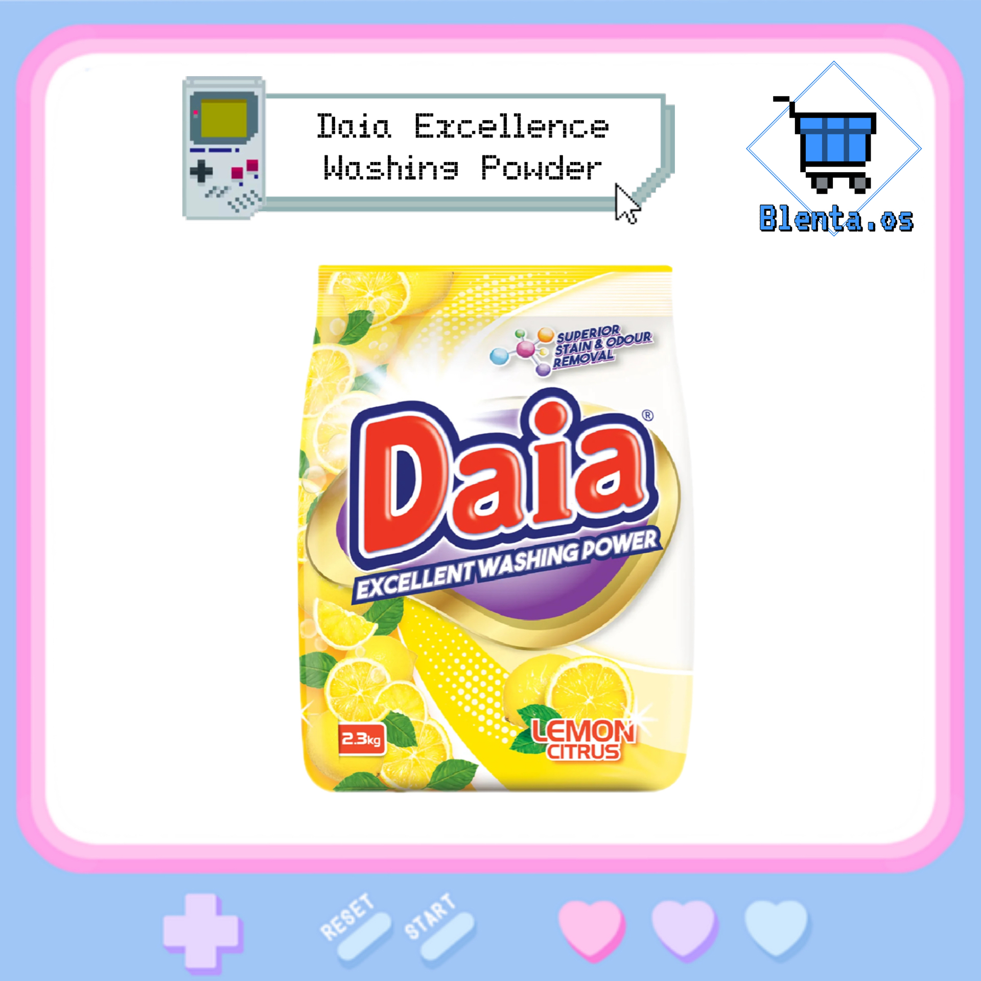 Daia Excellence Washing Powder Detergent Lavender/Parfum/Lemon ...