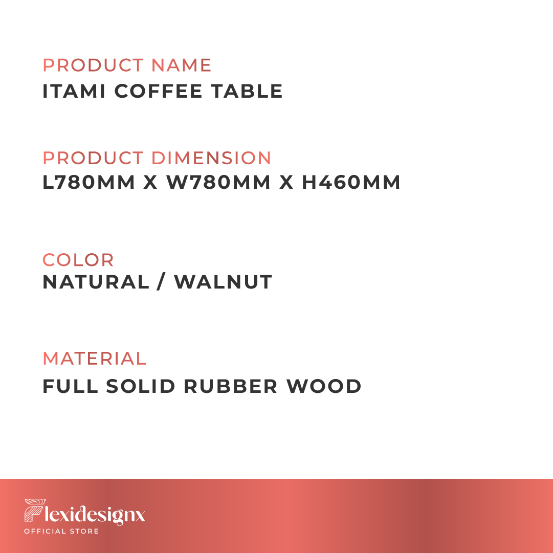 Coffee Table / Side Table /Solid Wood Table / Tea Table /Walnut Table /Sofa Table Flexidesignx ...