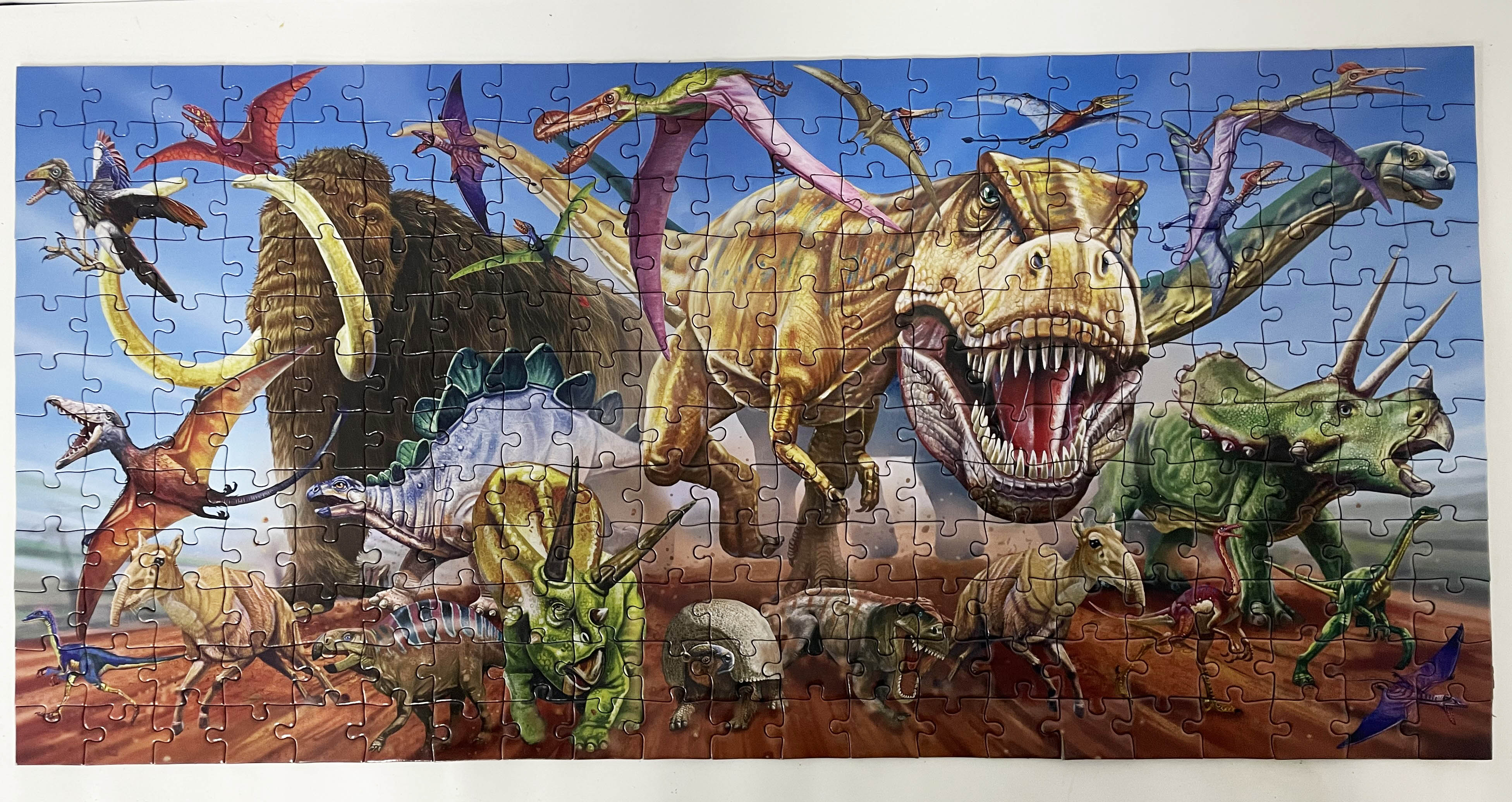 World of Dinosaurs Book & Jigsaw Puzzle 250 Pcs with fun facts ...
