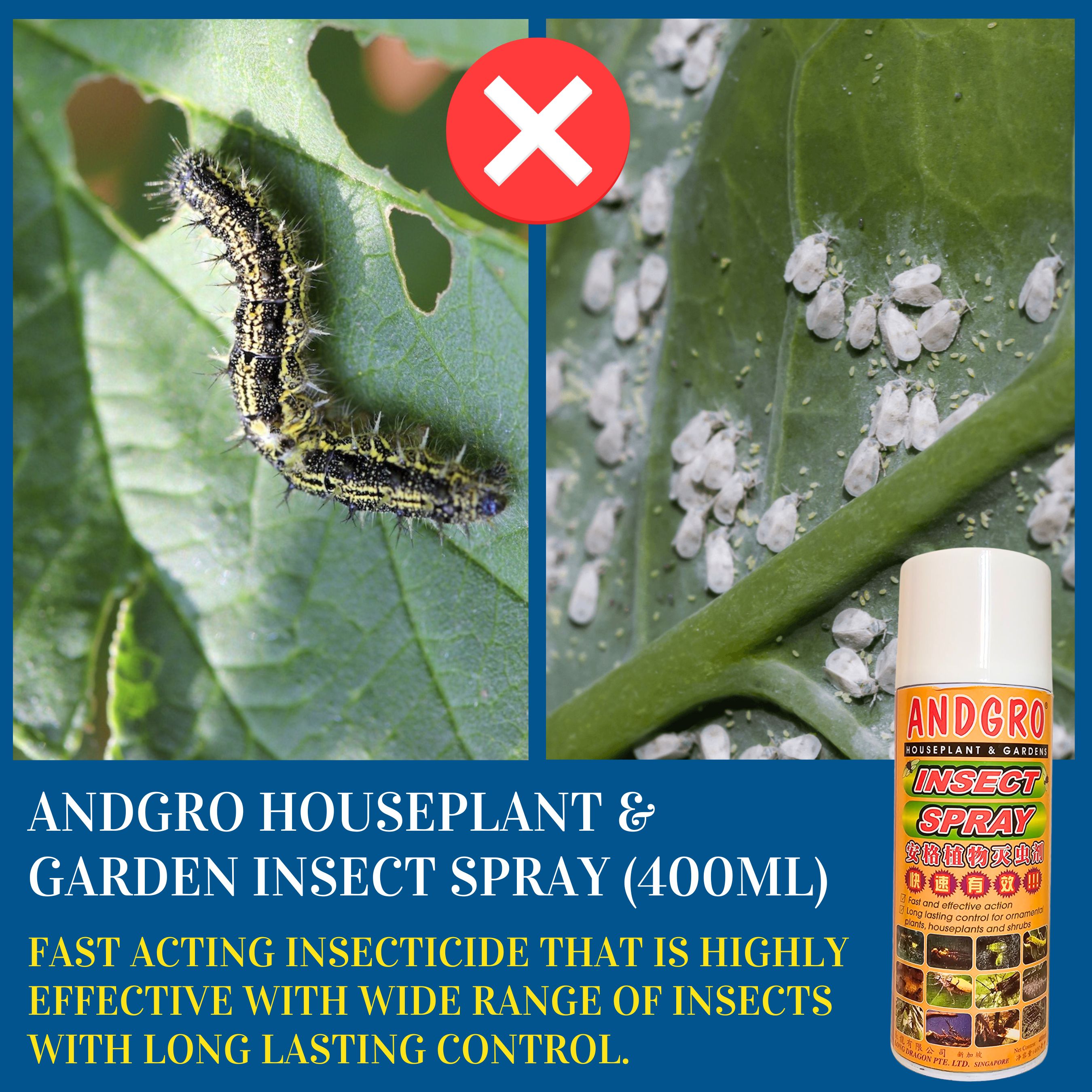 ANDGRO Insect Spray insecticide (400ml) | Shopee Singapore