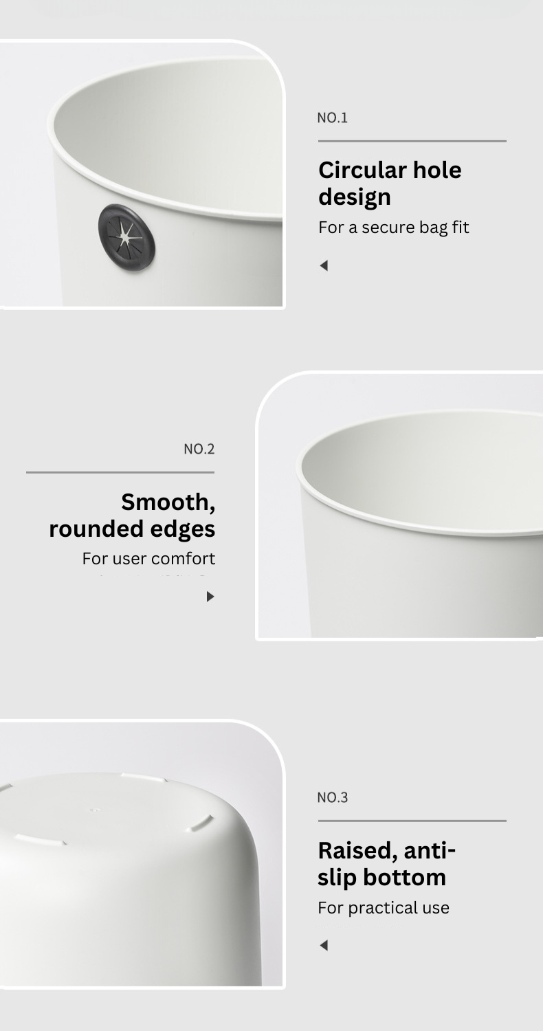 🇸🇬 Ready Stock Hygienic Easy-to-Bag Garbage Waste Bin Rubbish Bin Trash ...