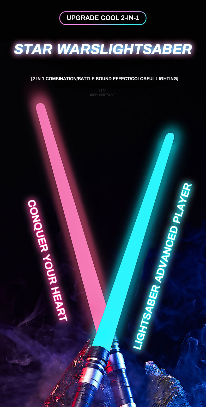 🇸🇬 [READY STOCK]7Color Switchover Retractable Induction Lightsaber Toys ...