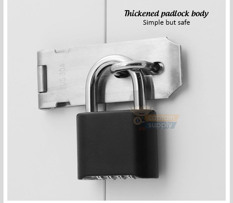 Premium Quality 4 Digit Passcode Number Combination Padlock Lock ...