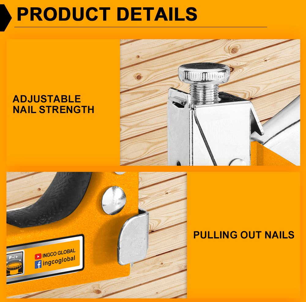 INGCO 3 in 1 Staple Gun HSG1405 with 600pcs Staples | Shopee Singapore