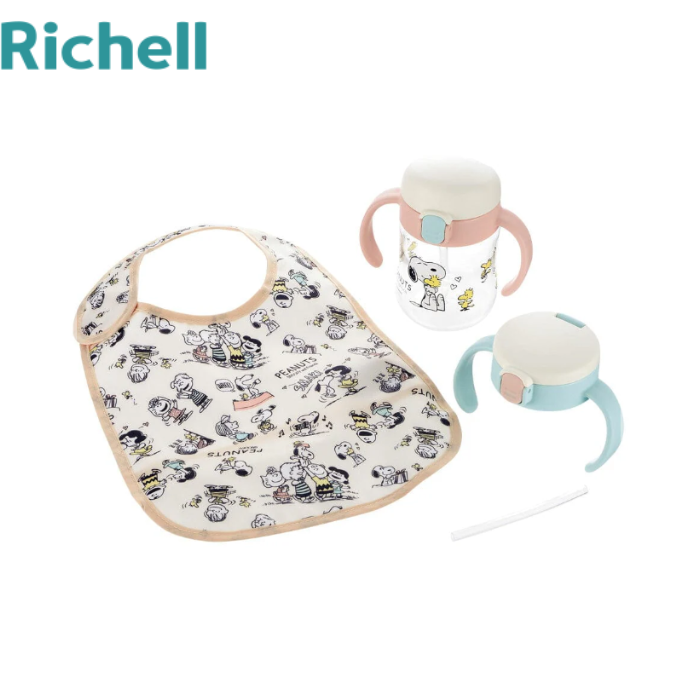 Richell Snoopy Step Up Bottle Mug Set | Shopee Singapore