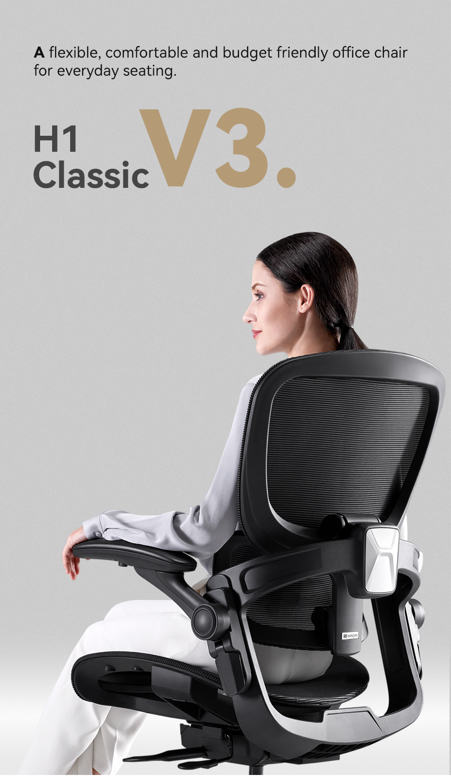 Hinomi H1 Classic V3 Ergonomic Chair with Mesh, Home Office Chair ...