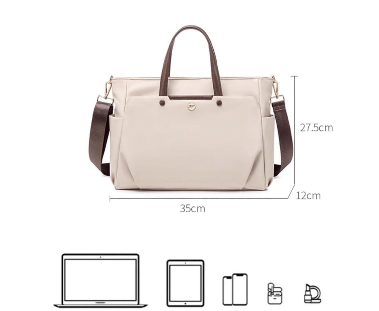 *SG SELLER* 2Ways 14 Inch Premium Laptop Bag|Classic Elegant Office Bag ...