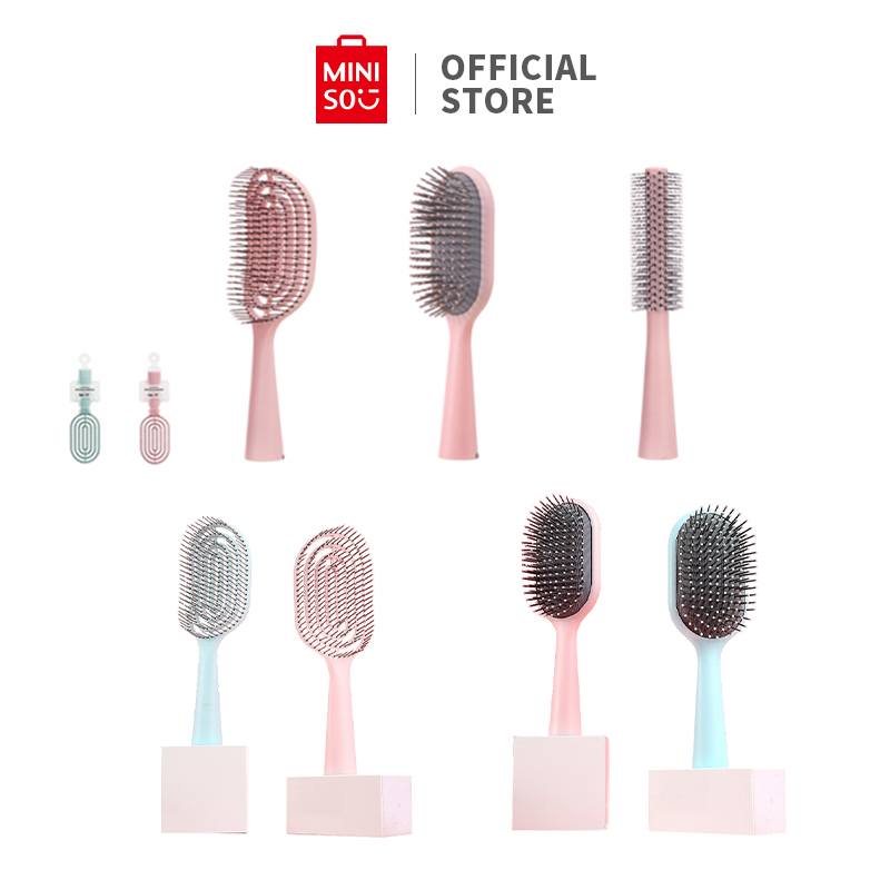 MINISO Hair Brush (Round Hair Brush /Cushion Hair Brush/Vented Hair ...