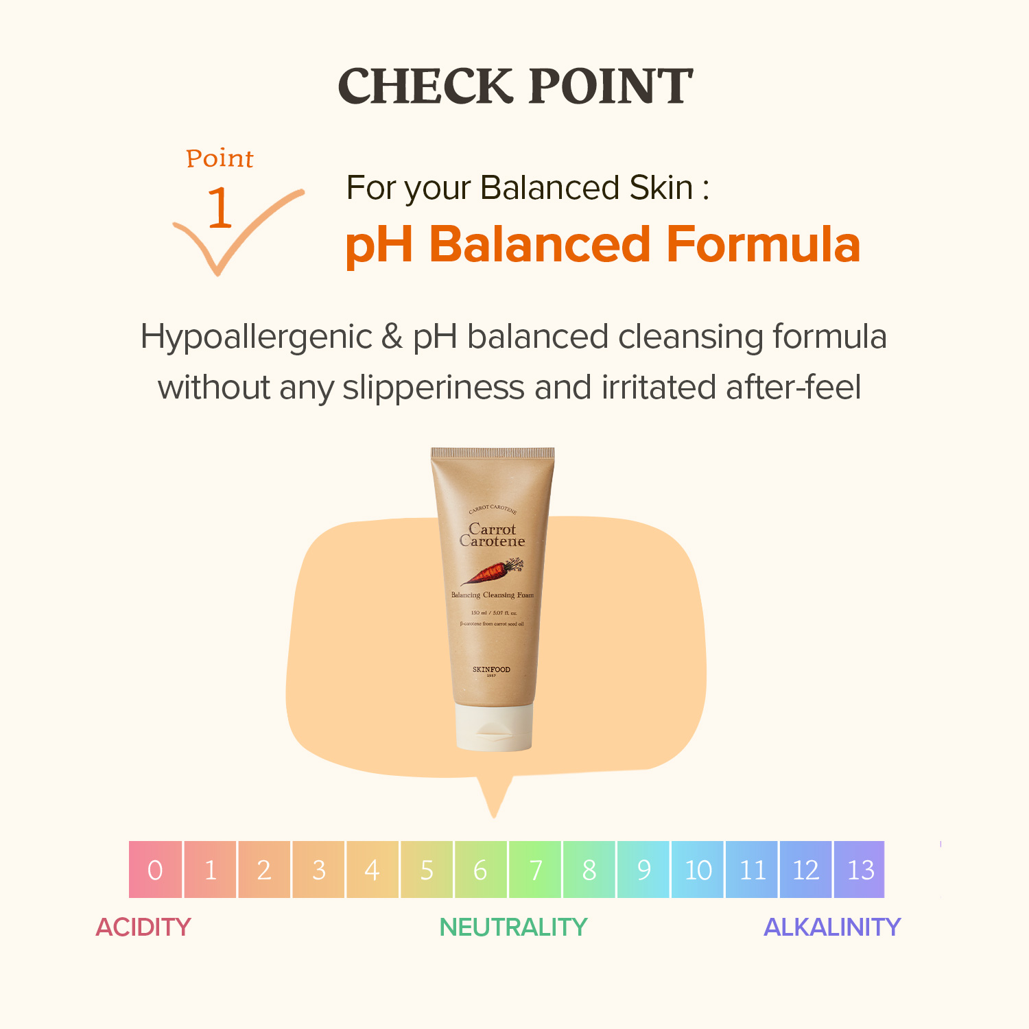 [SKINFOOD Official] Carrot Carotene Balancing Cleansing Foam 150ml ...