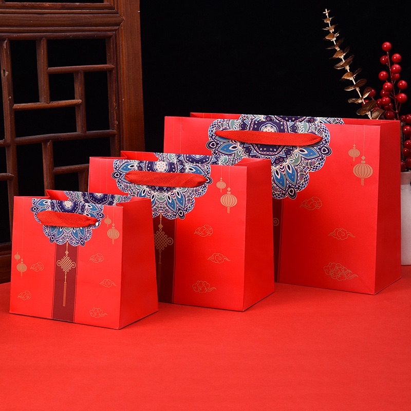 [SG seller] CNY 2025🍊🍊Mandarin Orange Carrier Bag/ Gift Bag/ Goodie Bag ...