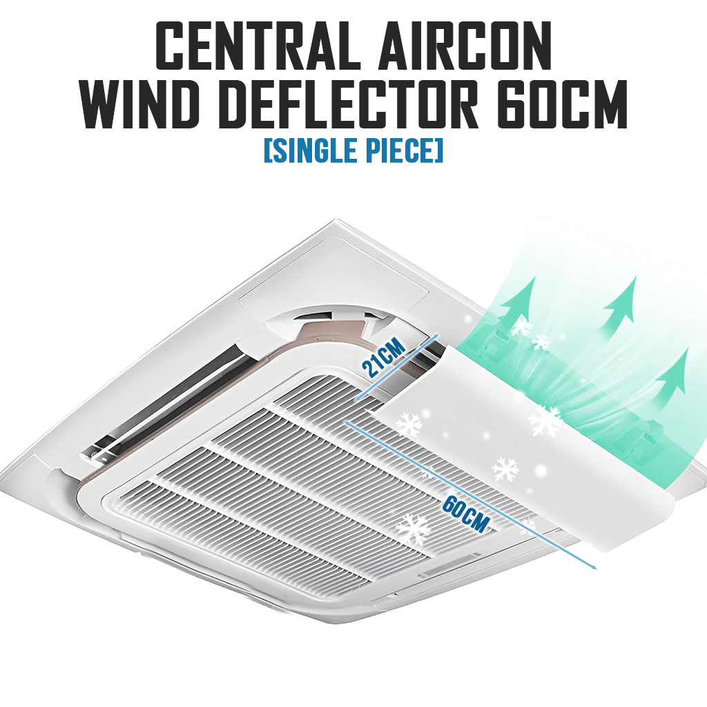 SG Central Aircon Cassette Wind Deflector Ceiling Air Conditioner Unit ...