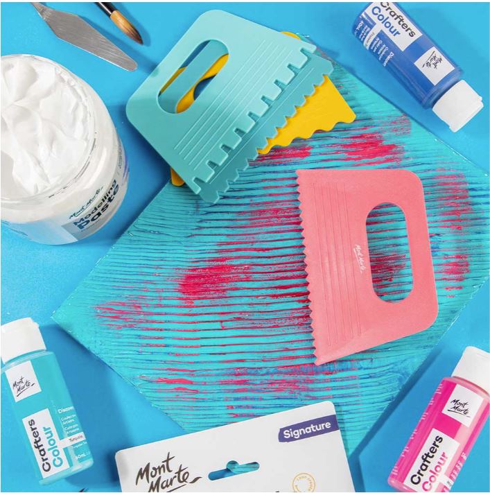 Mont Marte Modelling Tool -Texture Comb Set 4pc | Shopee Singapore