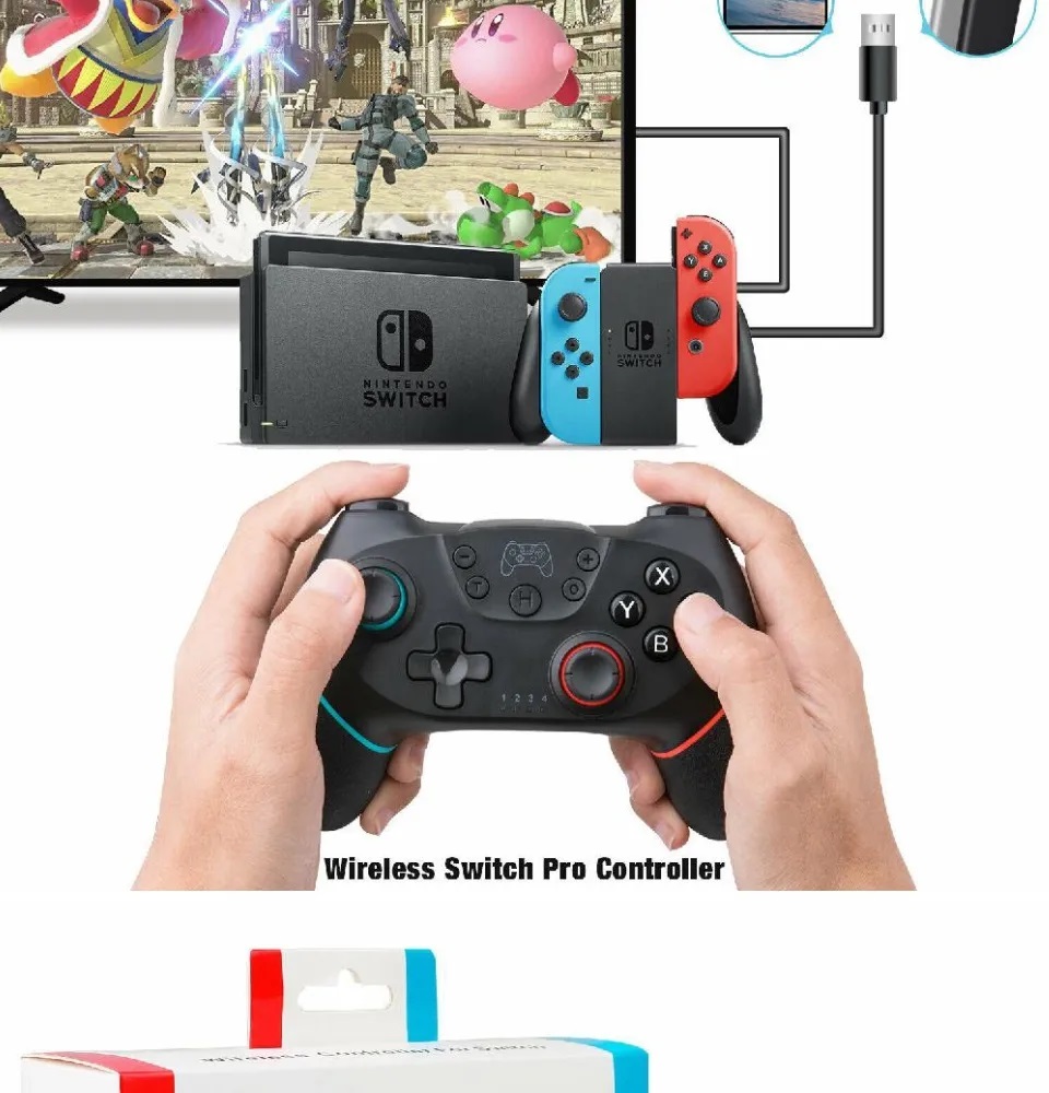 [SG] Nintendo Switch Pro Controller Wireless Bluetooth Console for ...