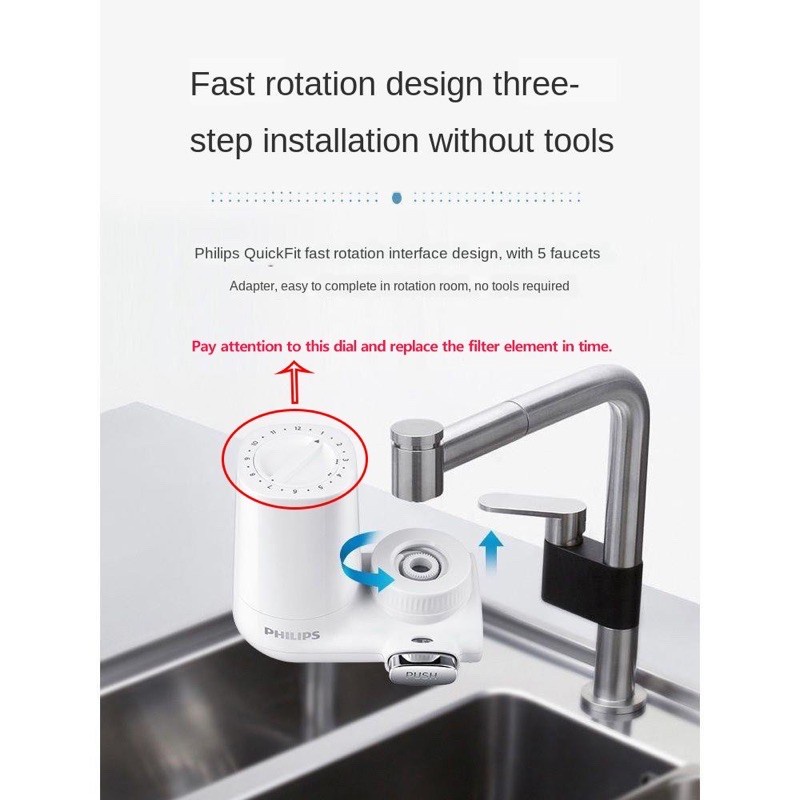 Philips AWP3753 / AWP3754 On Tap Water Purifier X-Guard Microfiltration ...