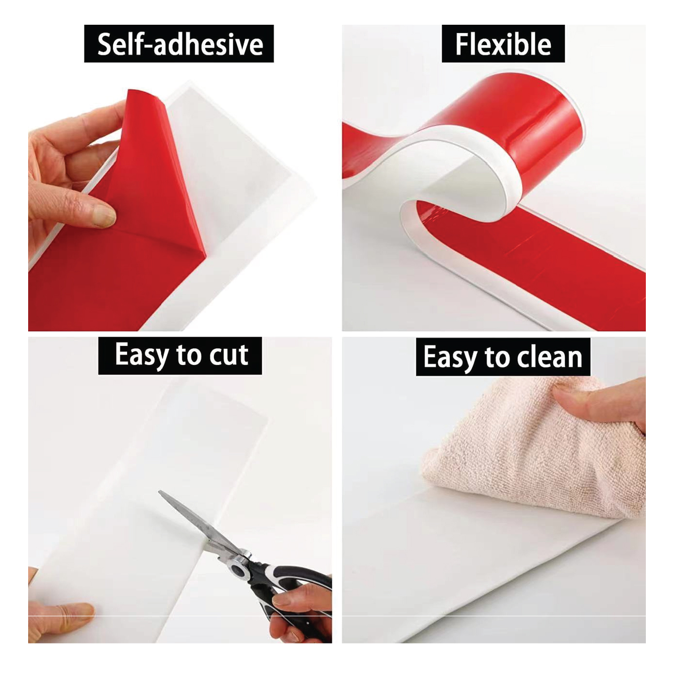 Vinyl PVC Closing Edge Closing Strip Flooring Ending Trimming Finishing ...