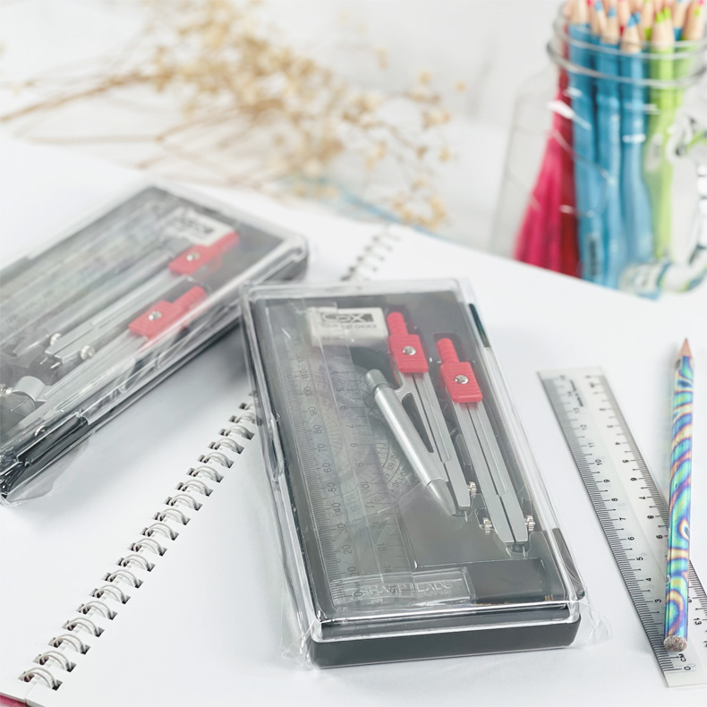 Cox Mathematic Set | Maths Set | compass, set square protractor, ruler ...