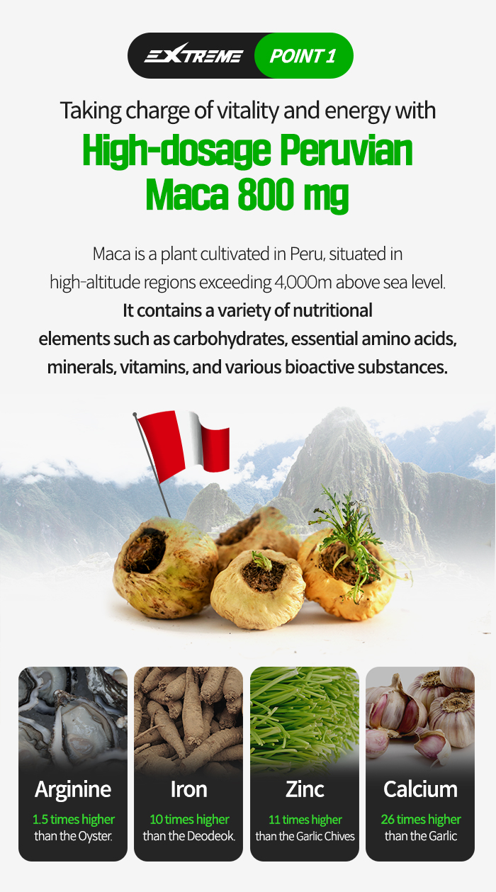 [Extreme] MACA 800+ 800mg x 90 Tablets, 45 Days Supply | Shopee Singapore