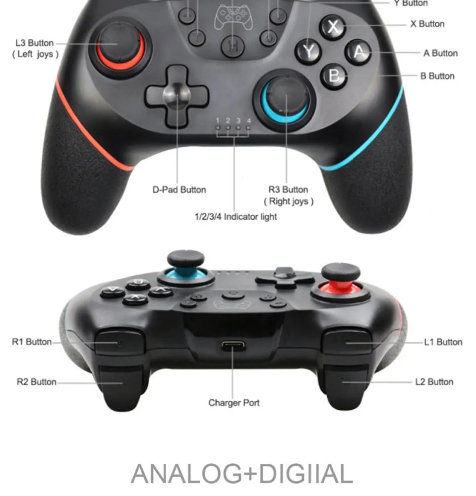 [SG] Nintendo Switch Pro Controller Wireless Bluetooth Console for ...