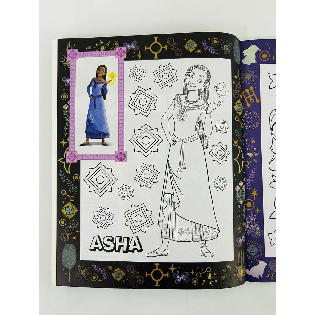 Disney Wish Ultimate Colouring Book for Kids To Color Scenes From the ...