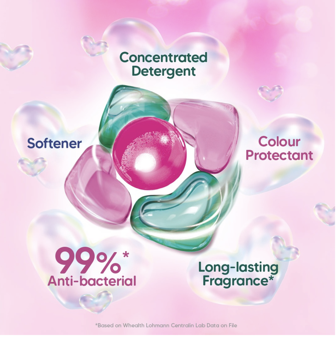 ar FÜM 5-in-1 Laundry Capsules Refill 30 pcs / (Rose, Lily, Amore & Eternal) / Wholesale Price ...