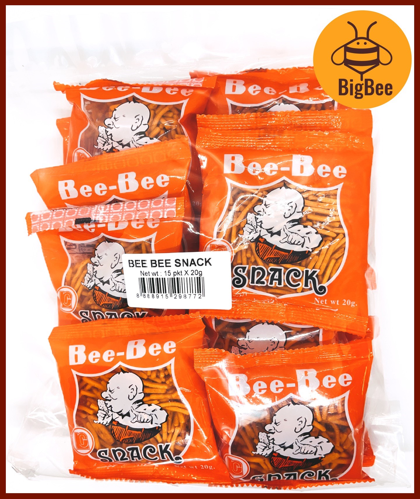 Bee-Bee Snacks - 20g x 15pkt Bee Bee Snack | Shopee Singapore