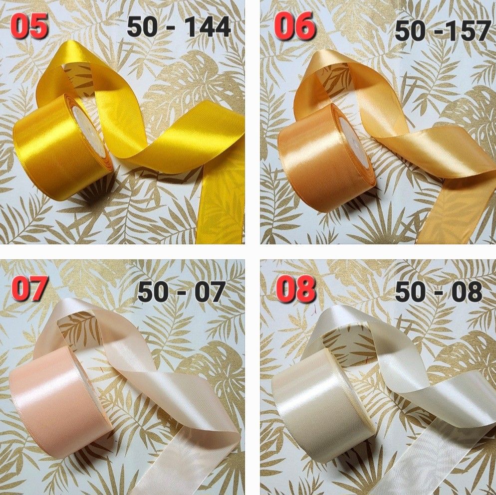 [50 mm x 22.5 Meter/ Roll] [RBN 07] Satin Ribbon | Gift Wrapping Ribbon ...