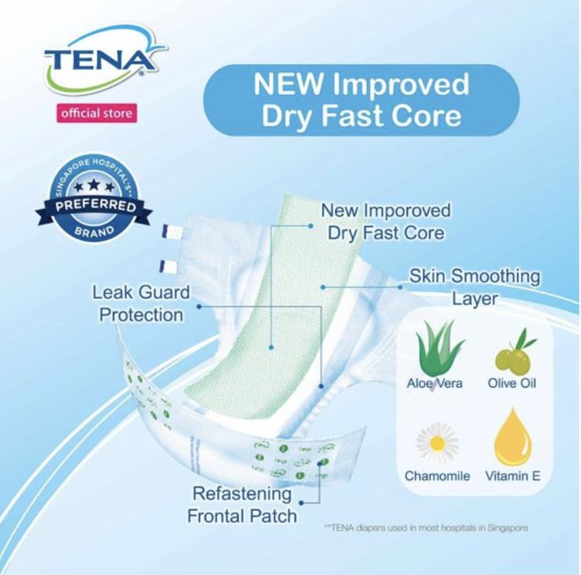 TENA Value Adult Diapers / Size L 8 x 10s / Carton Sales / Lowest Price | Shopee Singapore