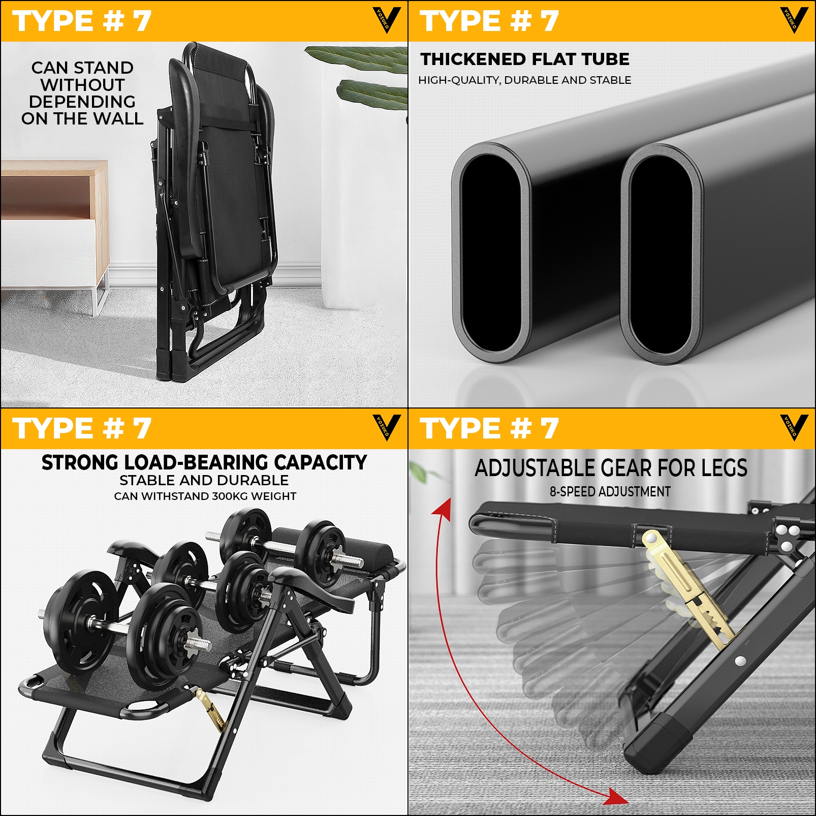 [SG SELLER] Portable Reclining rocking recliner Foldable Chair and ...