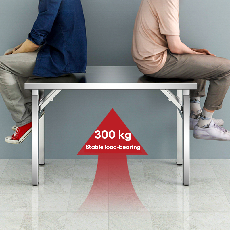 SNB [Water Proof] Stainless Steel Folding Table Heavy Duty kitchen ...
