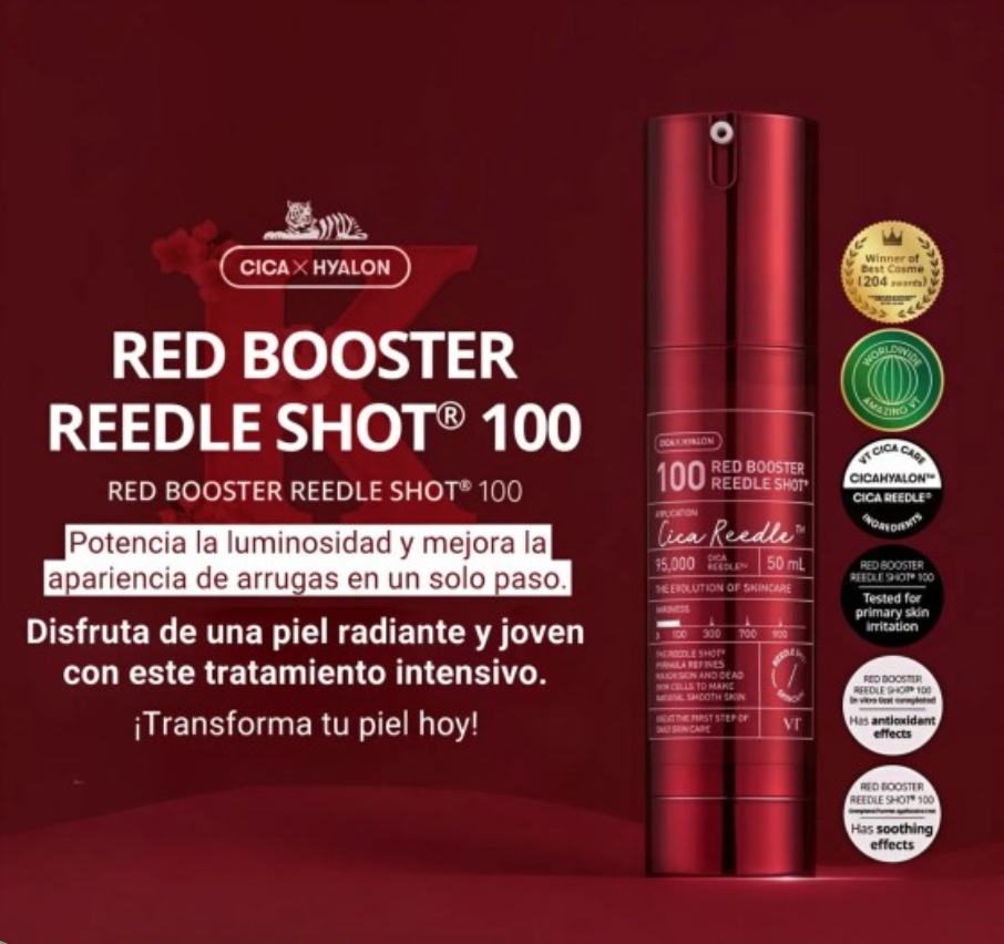 VT Cosmetics Red Booster Reedle Shot 100 | Shopee Singapore