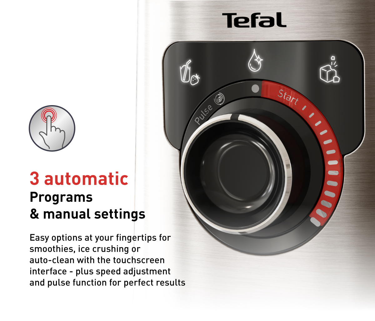 Tefal Perfect Mix+High Speed Blender BL871D,1200W, 2L, Thermal-shock ...