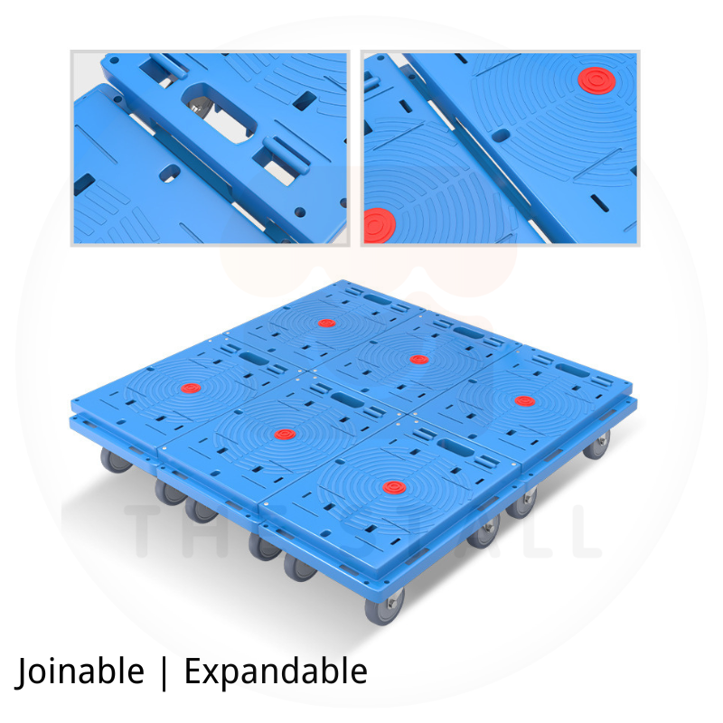 4-Directional Heavy-Duty Platform Trolley – Boltless Flatbed, Modular ...