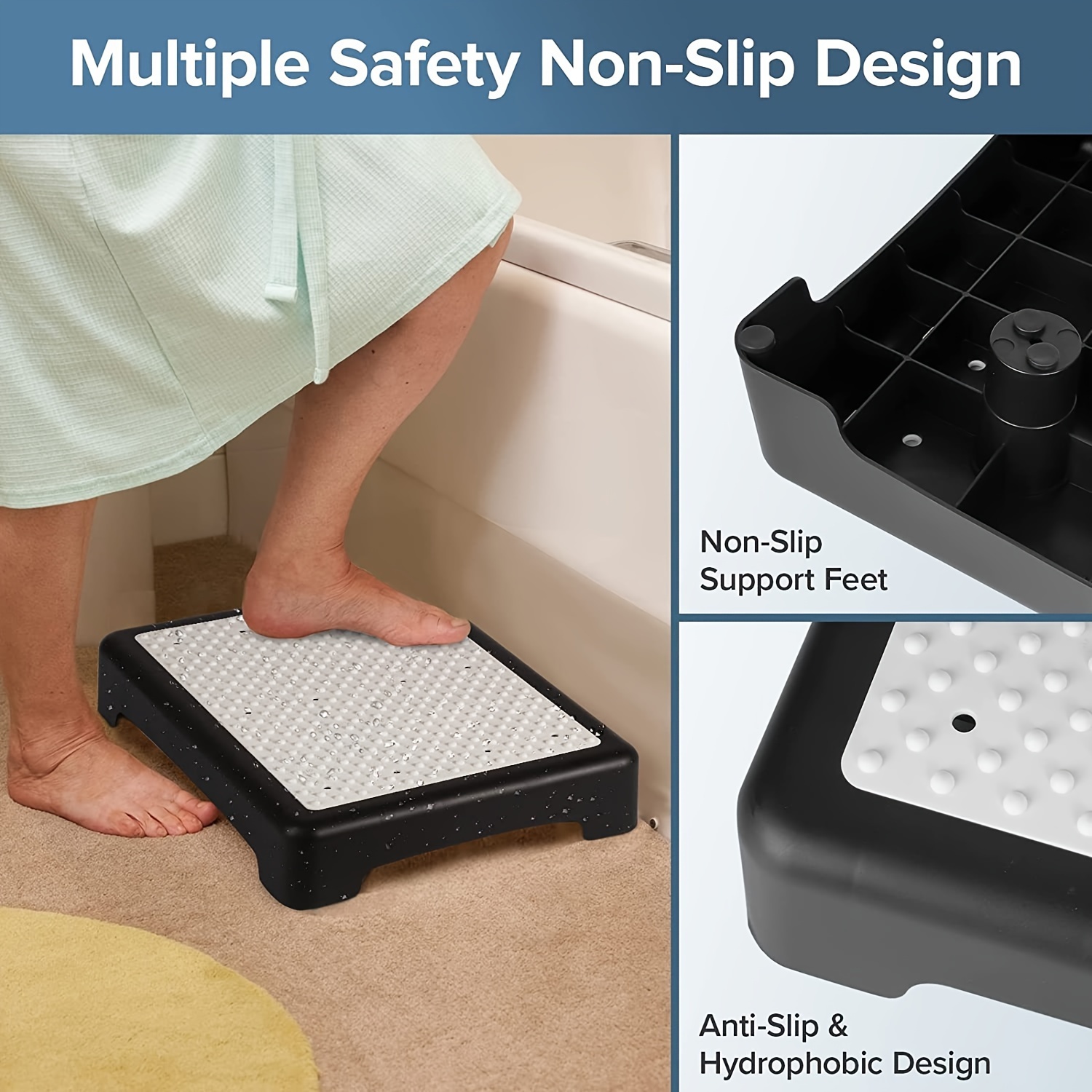 ArtLiving SG Stock Mobility One Step Stool, Non-Slip Step Platform ...