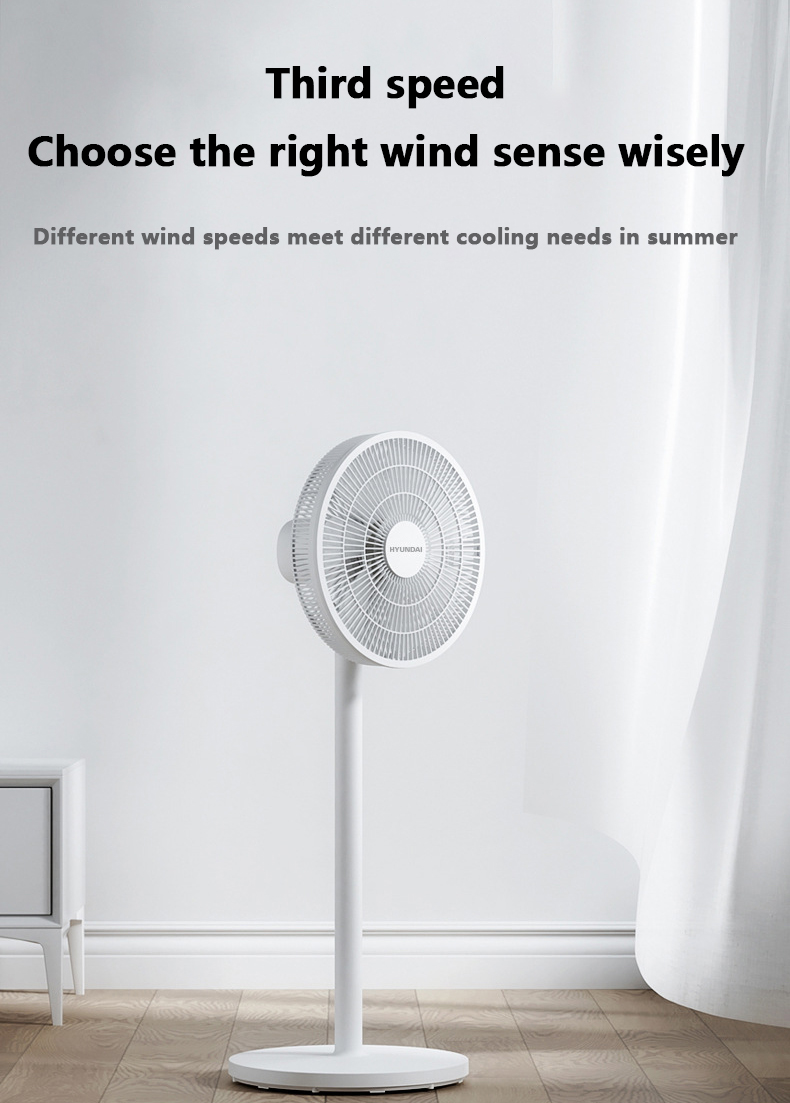 [SG STOCK] Hyundai Strong Wind Stand Fan Floor Fan 3 Speeds Low noise ...