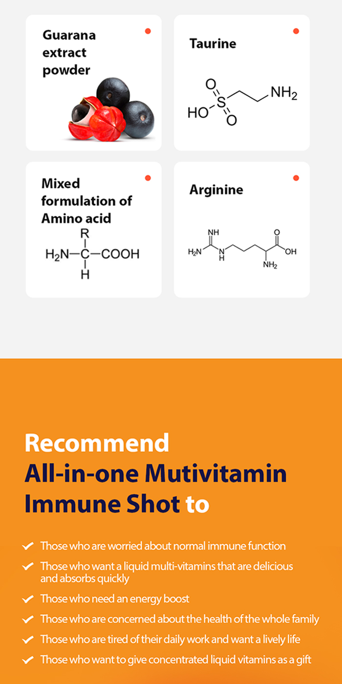 NUTRIONELIFE All In One Multivitamin Immune Shot(Liquid 20 ml + Tablet 700 mg + Capsule 500 mg ...