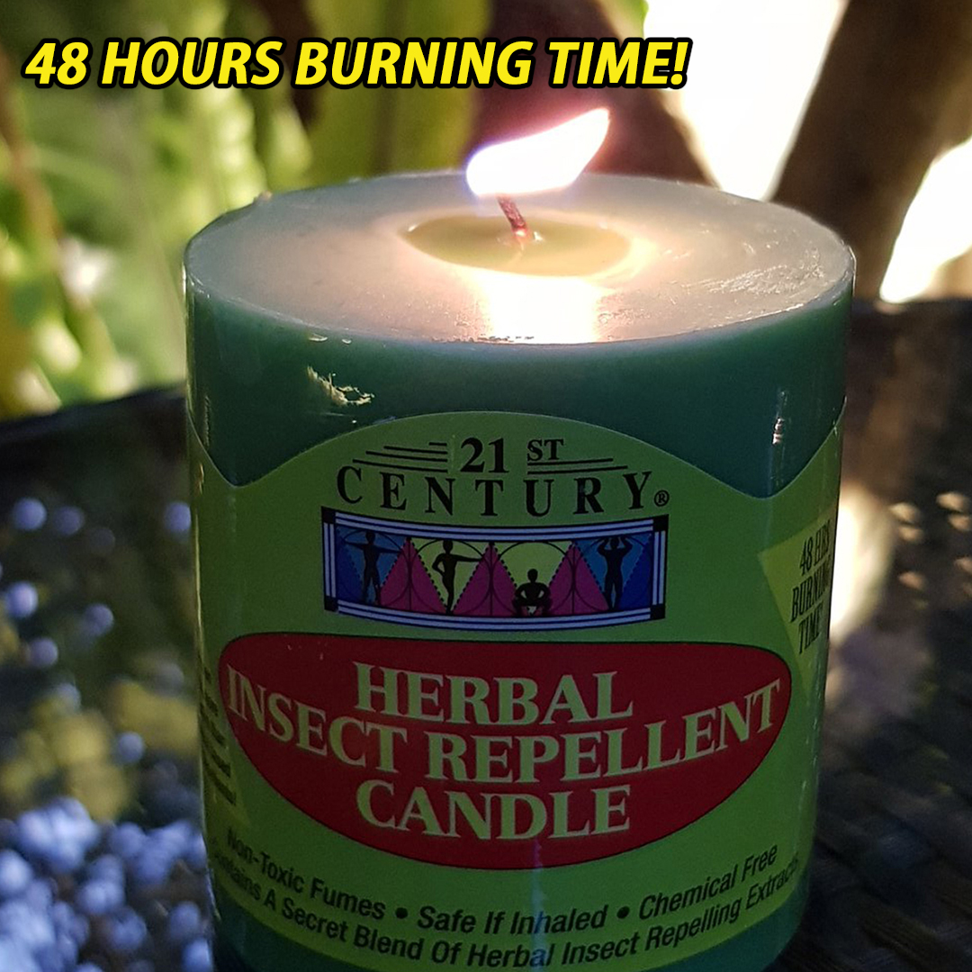 21st Century Herbal Insect Repellent Candle 285g | Shopee Singapore