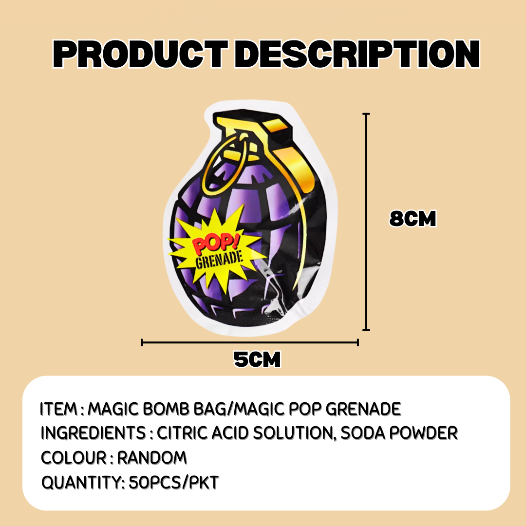 mixshop Magic Bang Pop Bags, Bomb Bags, Toys, Party Celebration [100pcs ...