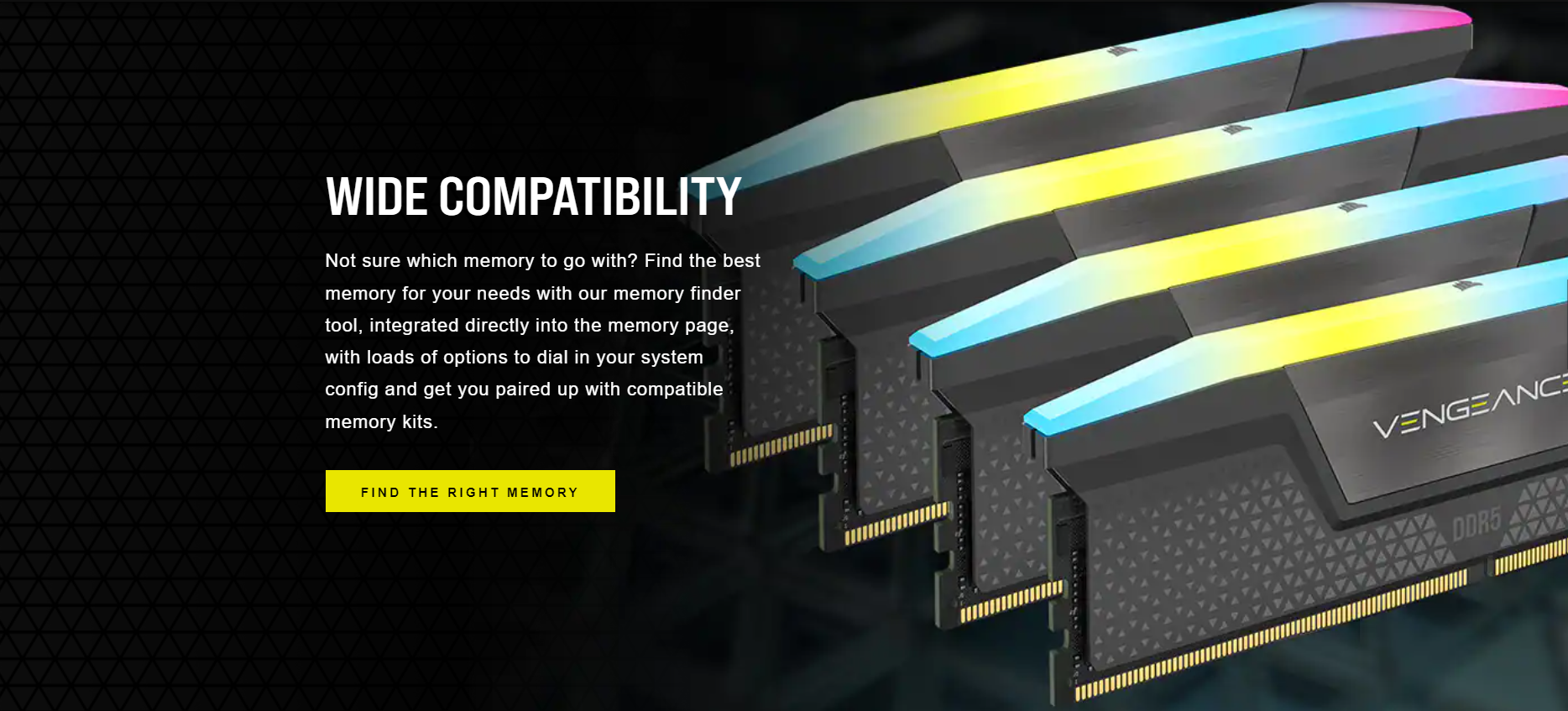 FUWELL- CORSAIR VENGEANCE RGB 32GB/64GB KIT DDR5 5200/5600/6000MHz DRAM ...
