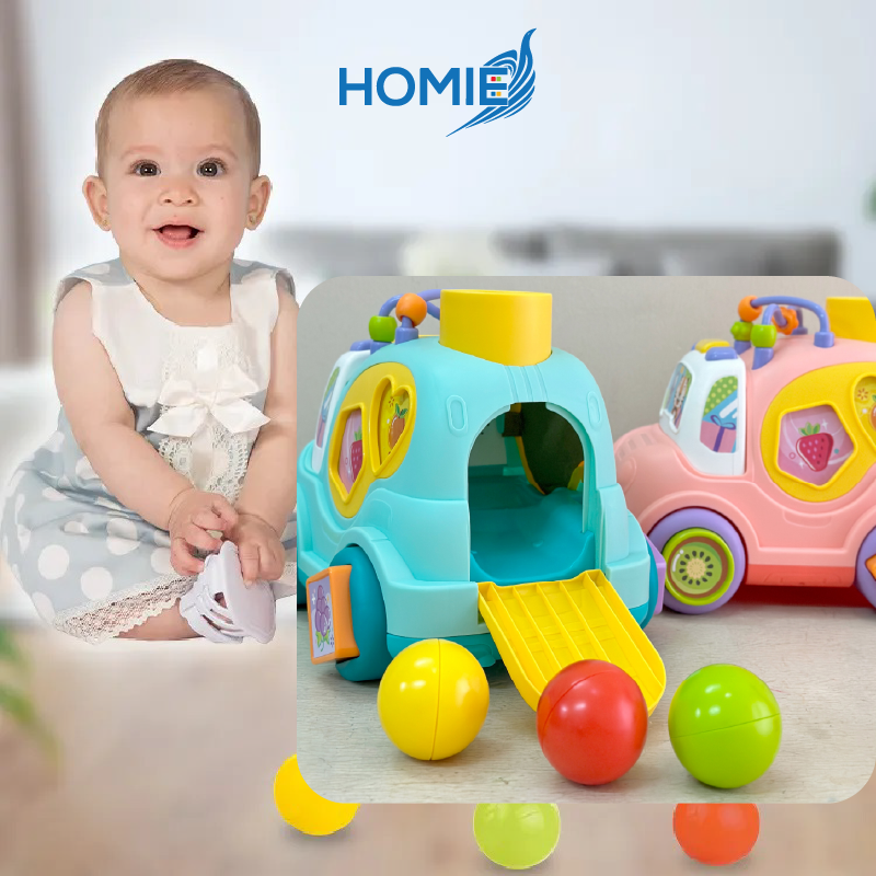 HOMIE Musical Light Shape Matching Sorting Truck Sets/Multi Early ...