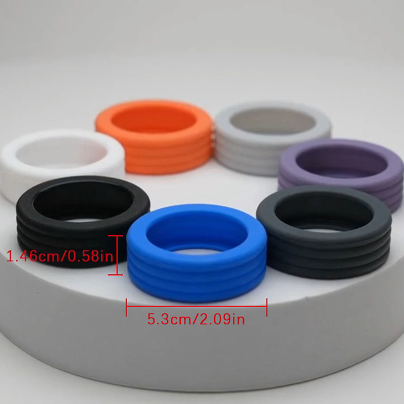 🇸🇬 [In Stock]8Pcs Rubber Ring Flexible Luggage Wheel Ring Elastic ...