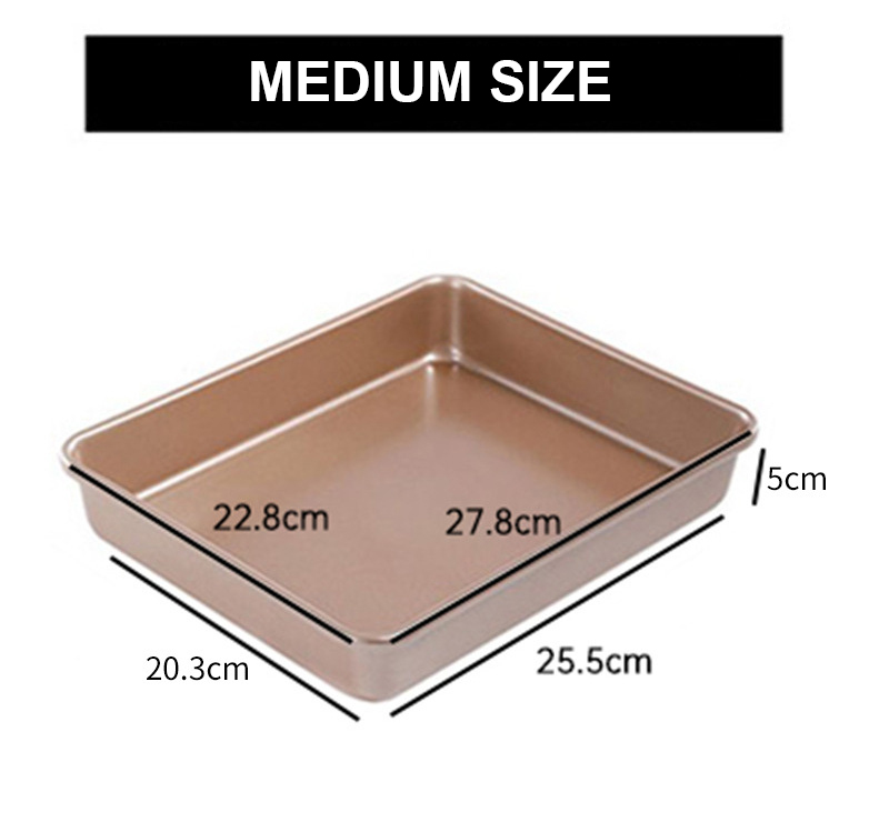 【SG READY STOCK】Non-Stick Rectangle Cake Baking Plate (Baking / Cake ...