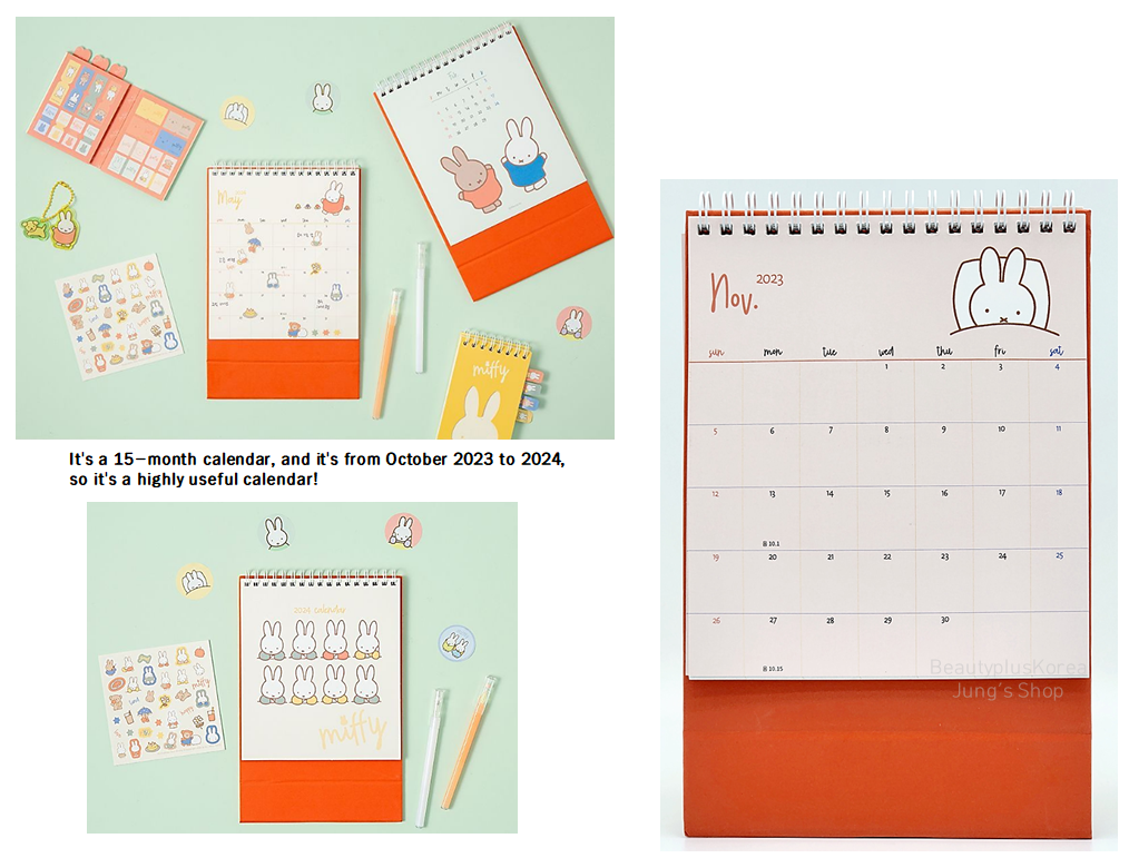 [Miffy] 2024 Desk Calendar | Shopee Singapore