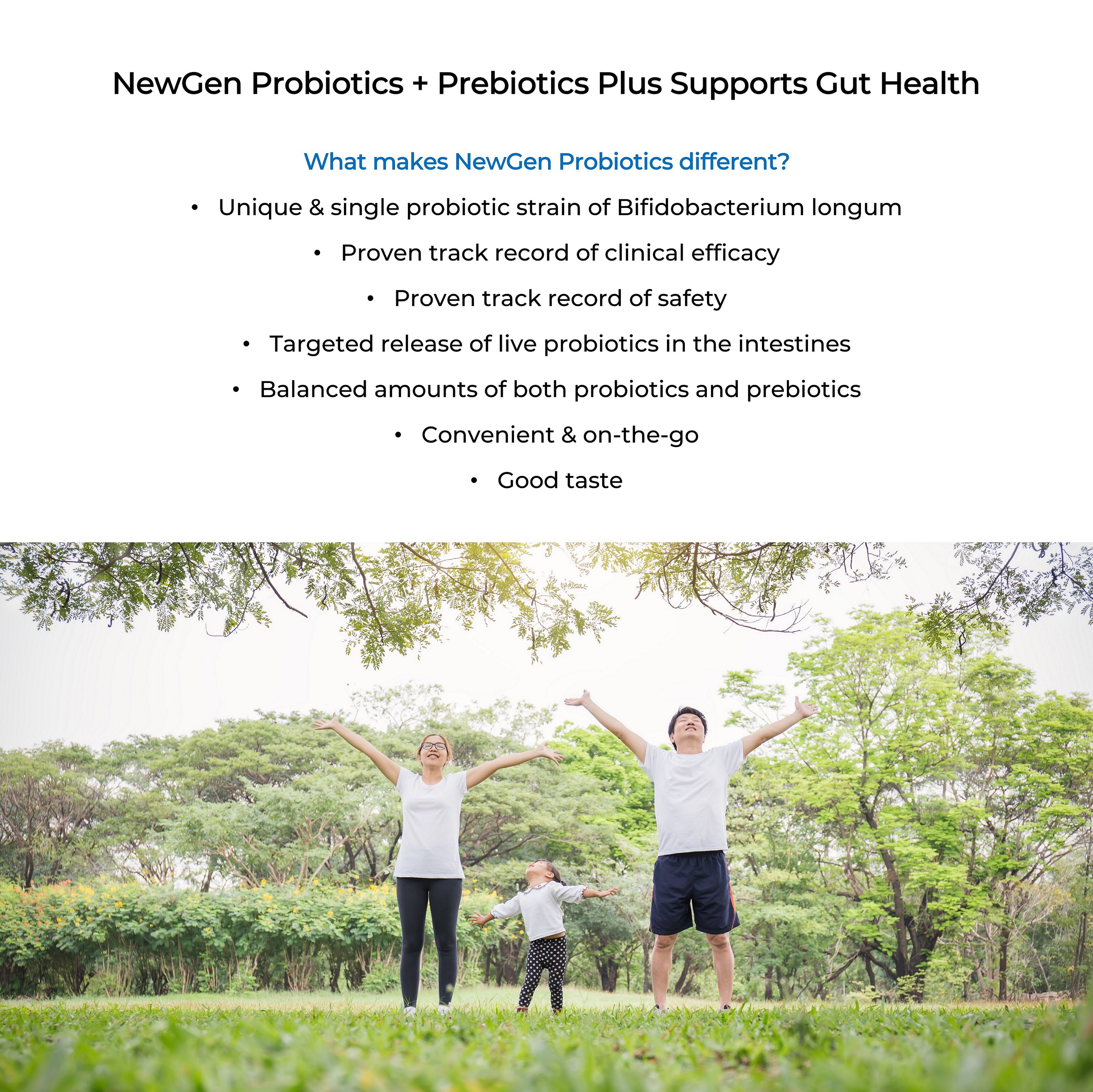 NewGen Probiotics + Prebiotics Plus Japan Microcapsulated 5 Billion CFU ...