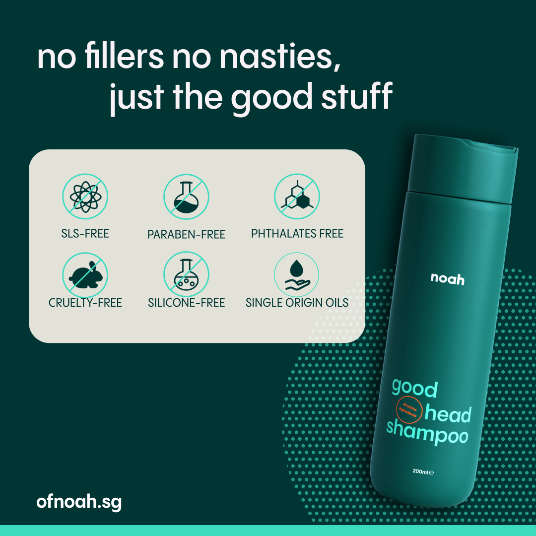 Noah Good Head Shampoo - Hair Loss Aid. Strengthens & Thickens Hair ...