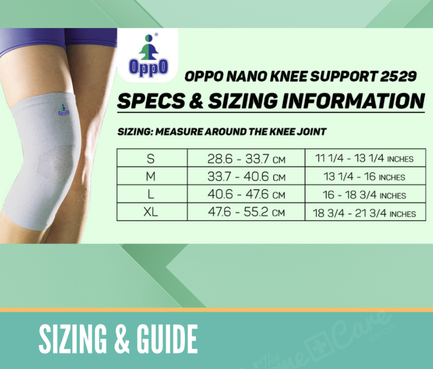OppO Nano Knee Support 2529 | Knee Guard Knee Brace | Shopee Singapore