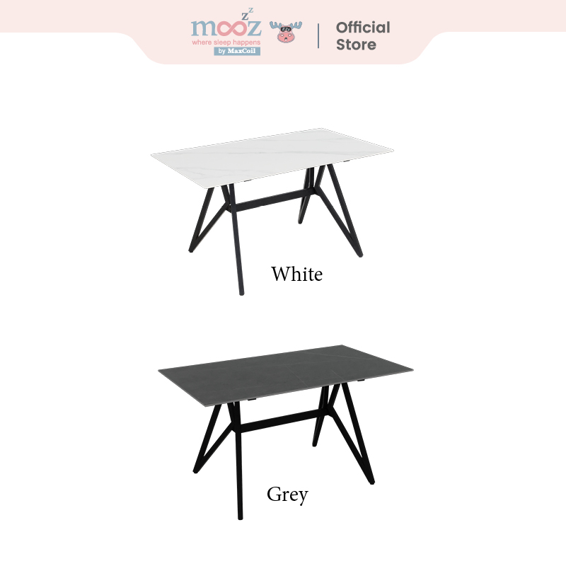 mooZzz Jolie Sintered Stone Dining Table W1600mm + Jone Chairs (1 + 6 ...