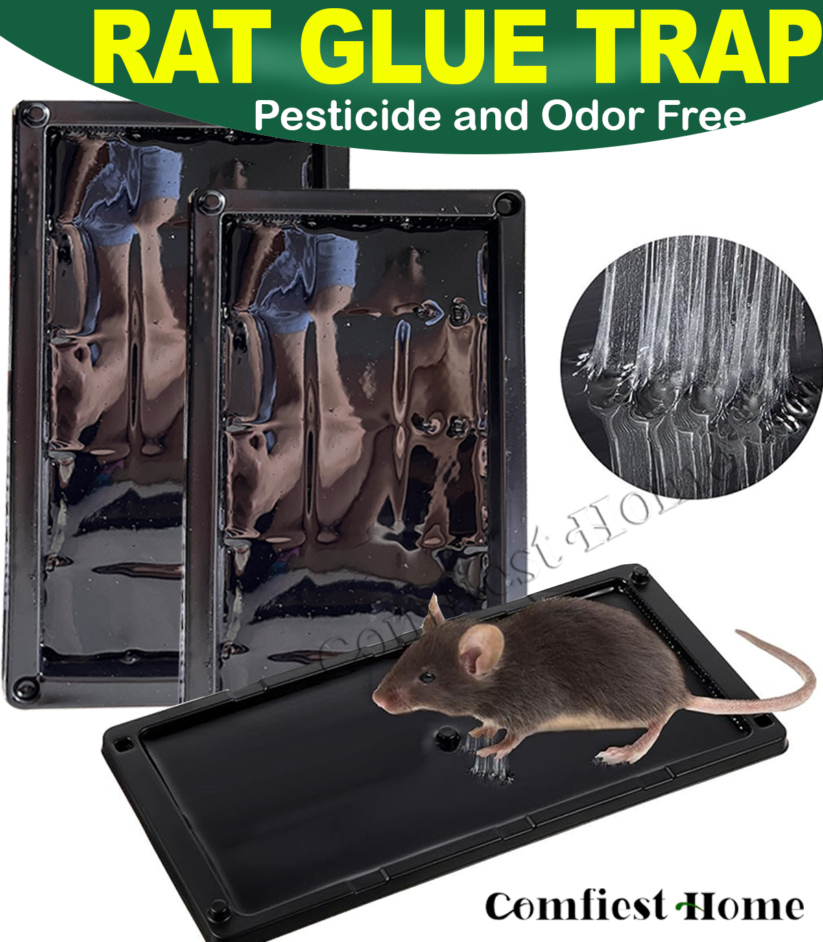 [SG Ready Stock] (2PCS Bundle) Strong Sticky Mouse Traps, Rat Glue ...