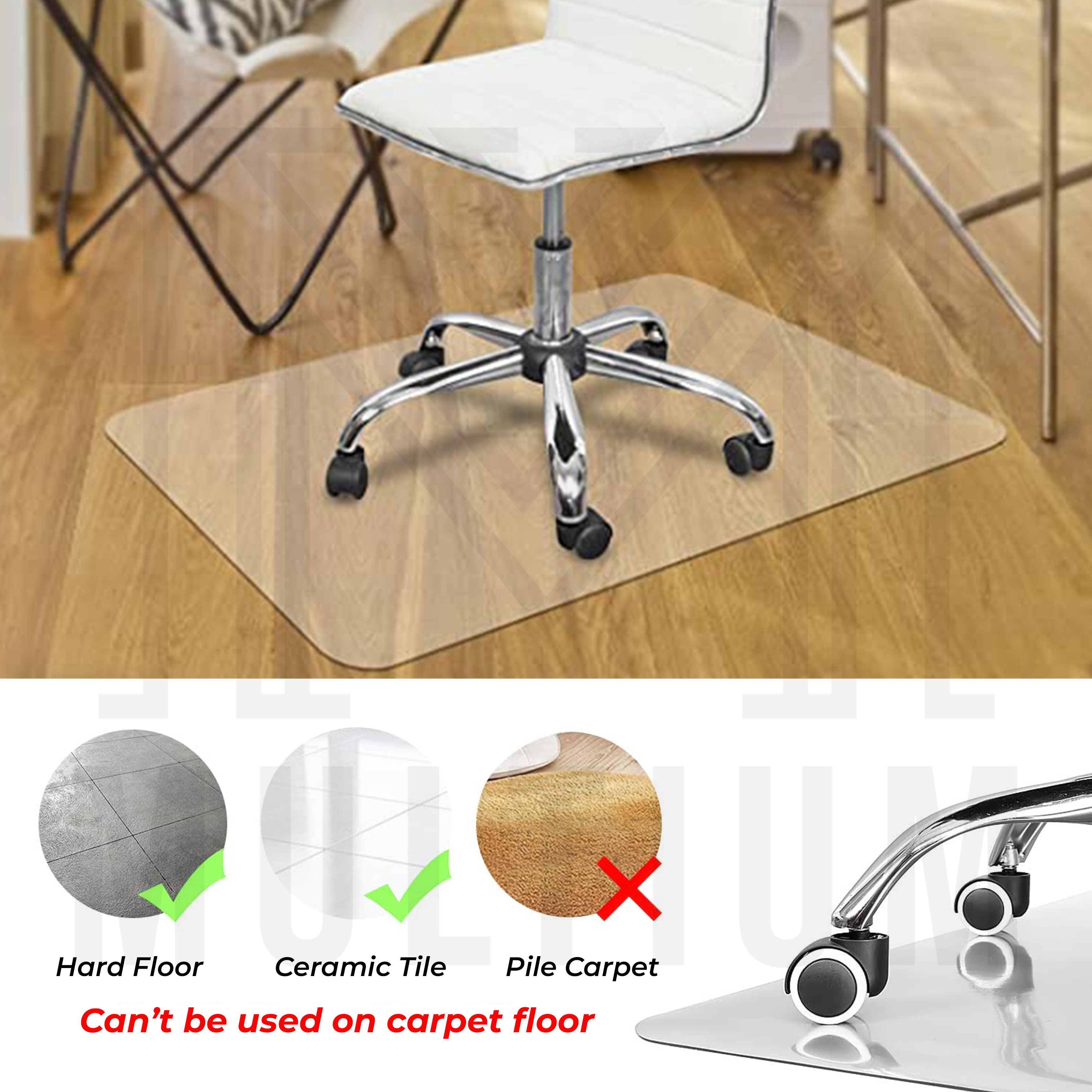 Transparent Chair Floor Mat Protector| Floor Mat Office Chair | Floor ...