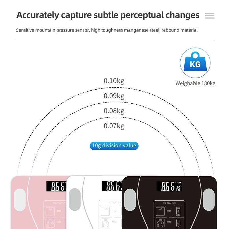 SG Ready Stock】Bluetooth Body Fat Smart Weight Scale Digital Smart Body ...